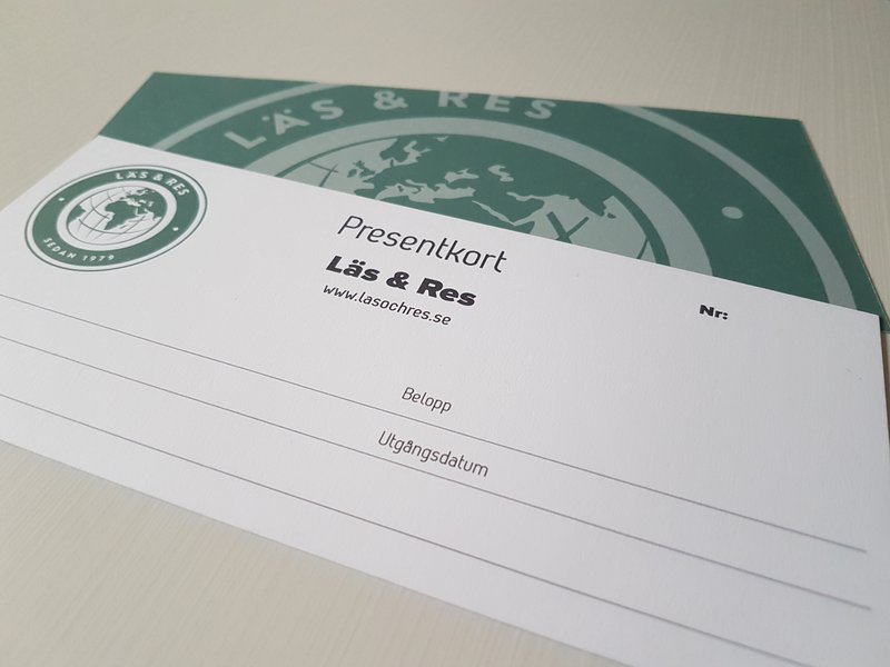 Presentkort - Läs & Res